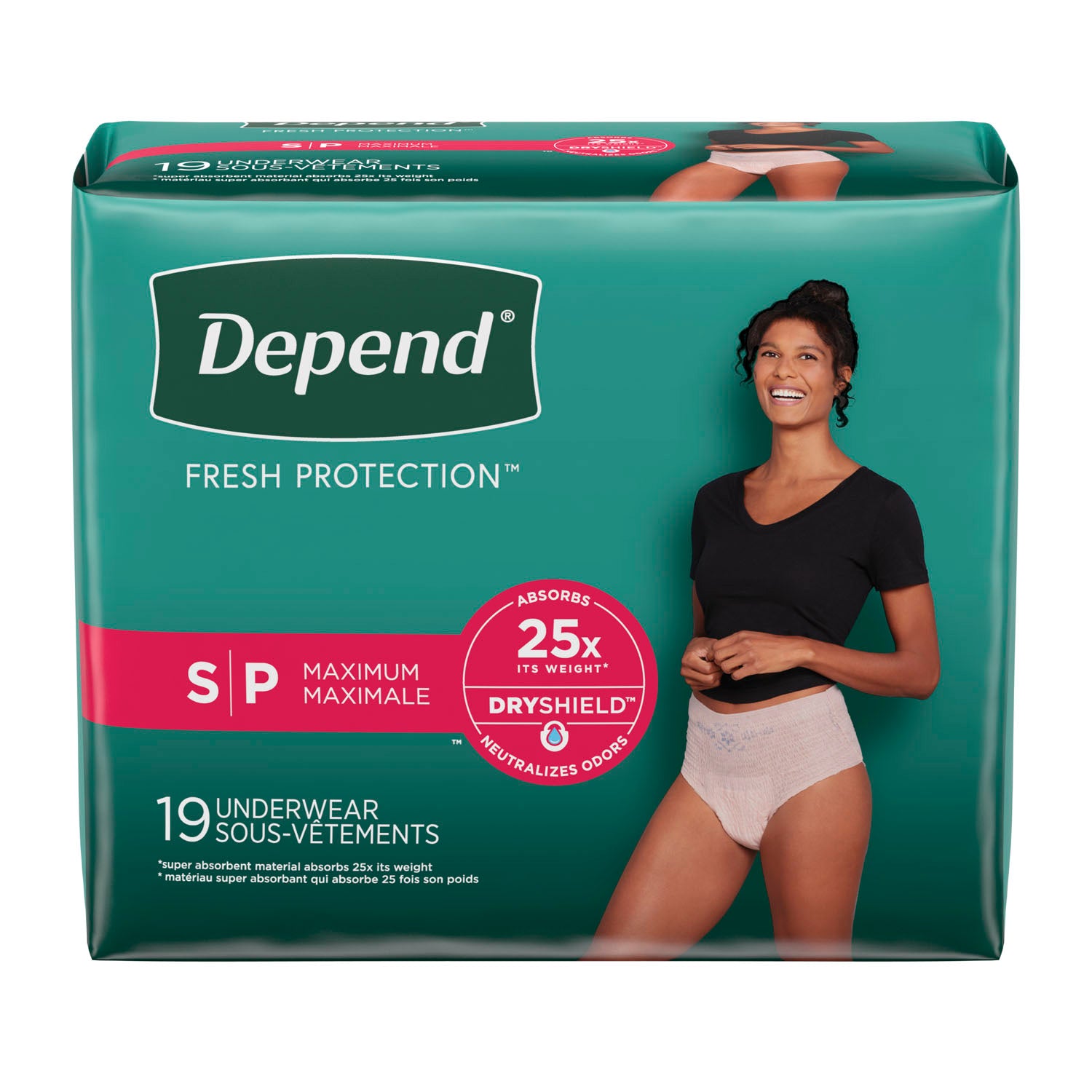 Underwear, Maximum Absorbency, Small, Women, Tan, 19/pk, 2 pk/cs – Hart Medical