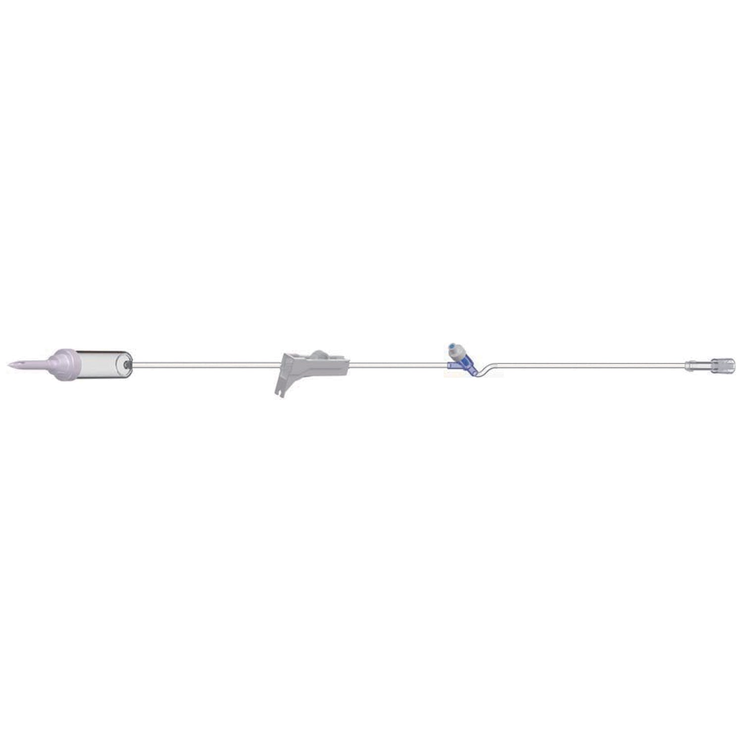 IV Admin Set, 10 Drops Per mL, 83" Length, 17 mL Priming Volume, Non-V ...