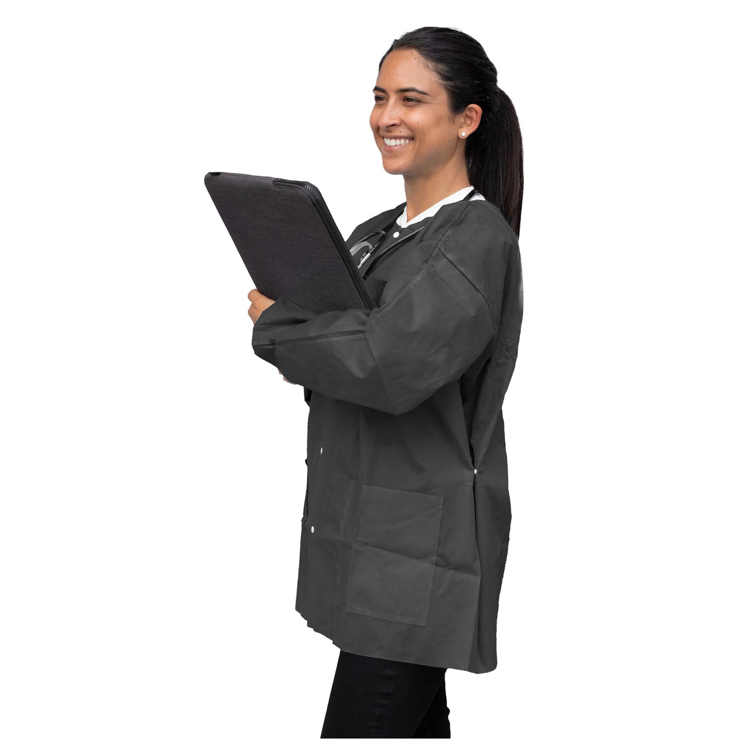 FitMe Lab Jackets, XX-Large, Black, 10/bg – Hart Medical