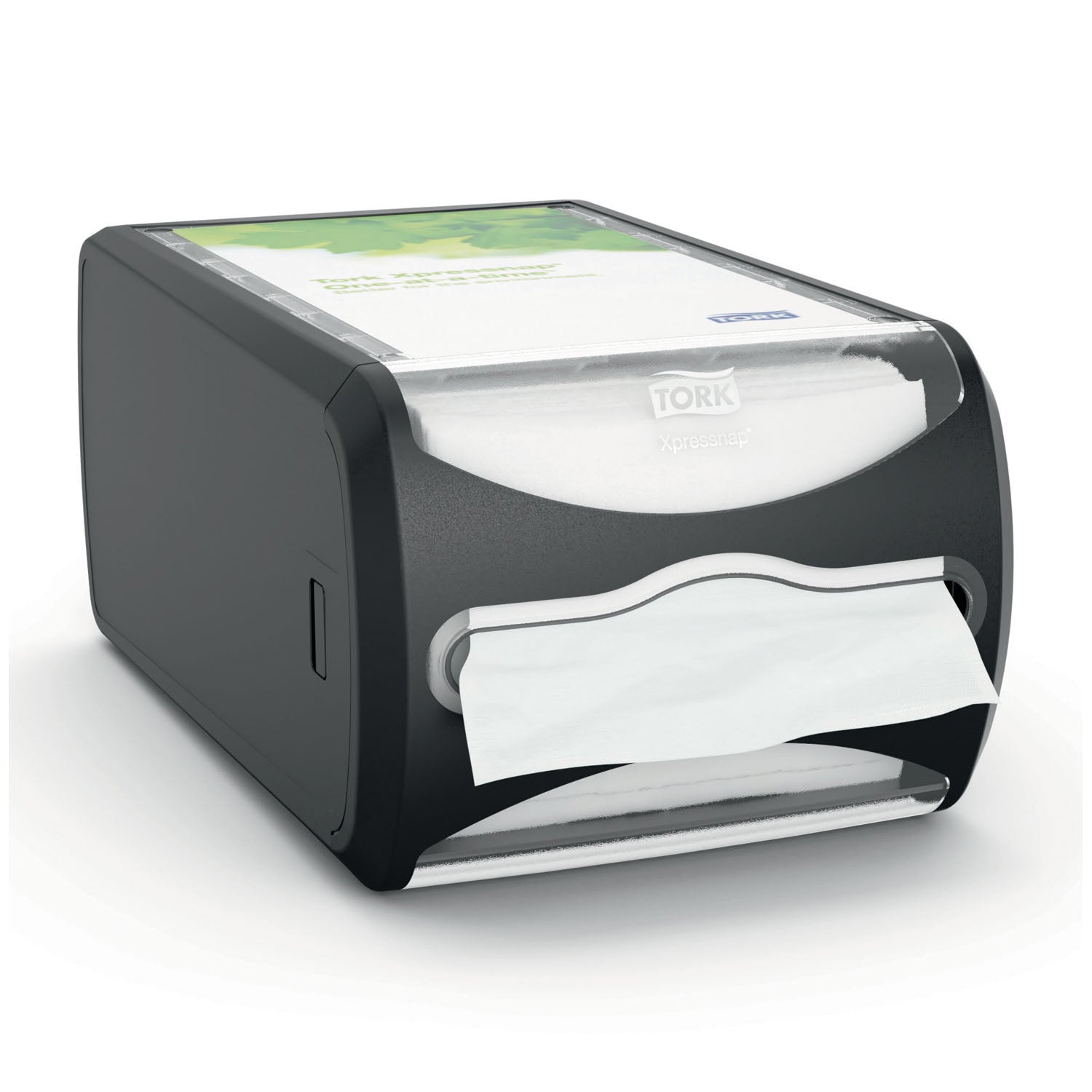 Napkin Dispenser, Counter, Universal, Black, N4, Plastic, 5.7" x 7.5 ...