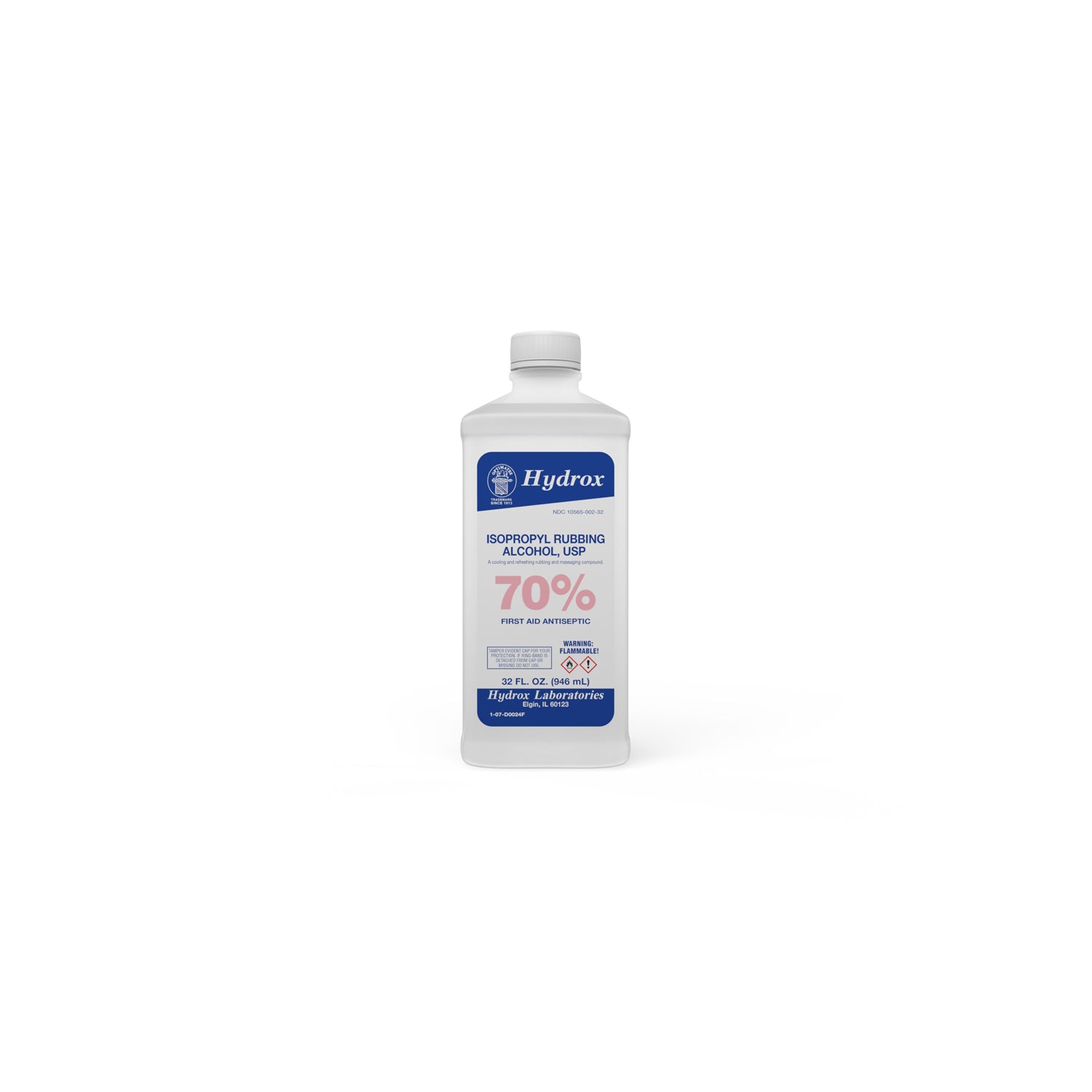 Isopropyl Rubbing Alcohol 70%, USP, 32 oz, 12 btl/cs (70 cs/plt) – Hart ...