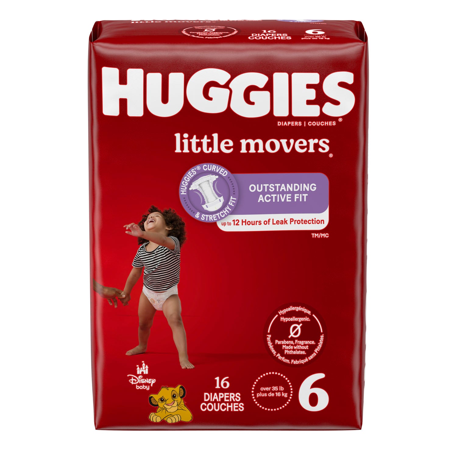 Little Movers, Size 6, Jumbo Pack, 16/pk, 4 pk/cs – Hart Medical