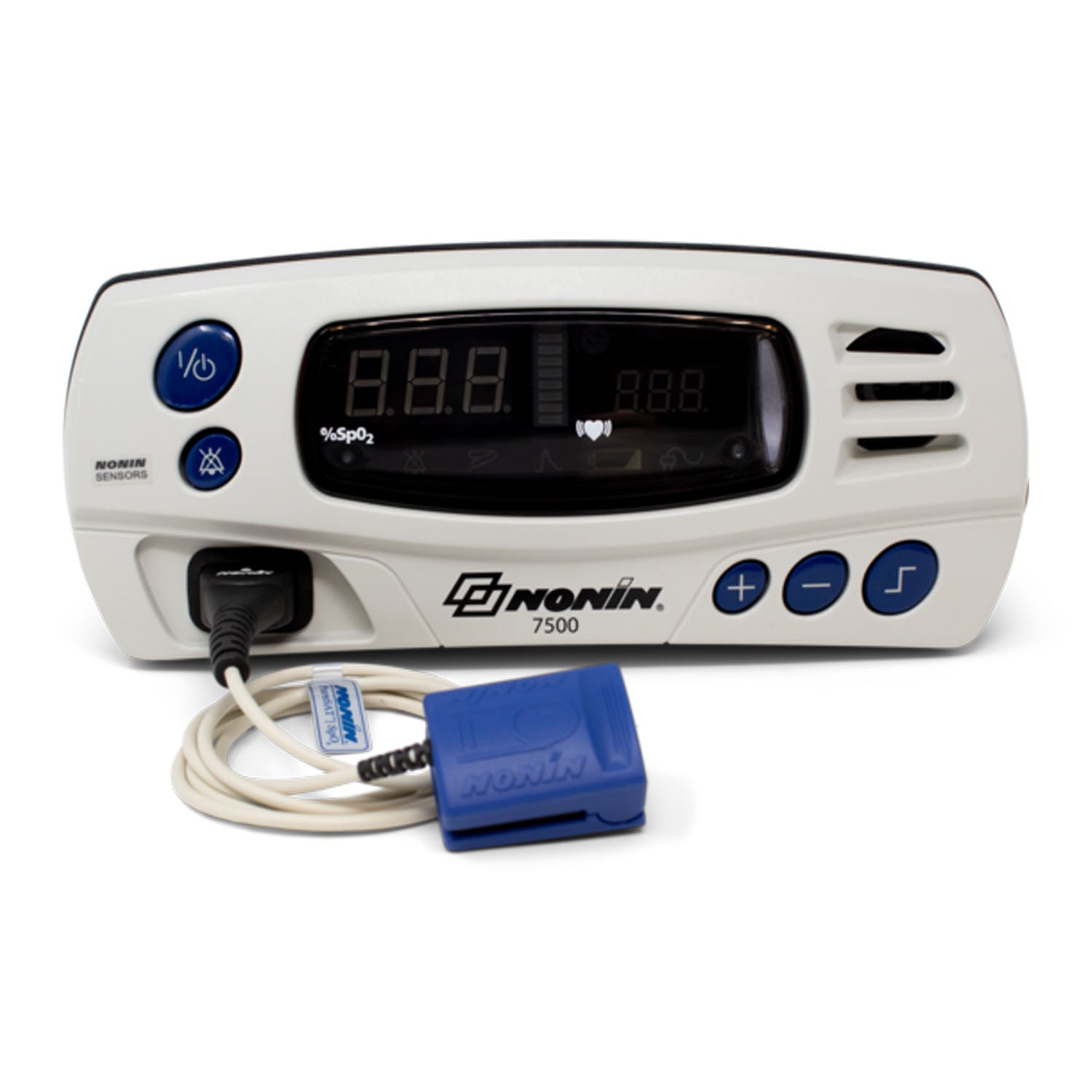 Includes: 8000AA-3 Adult Finger Clip SpO2 Sensor , Power Supply, Power ...