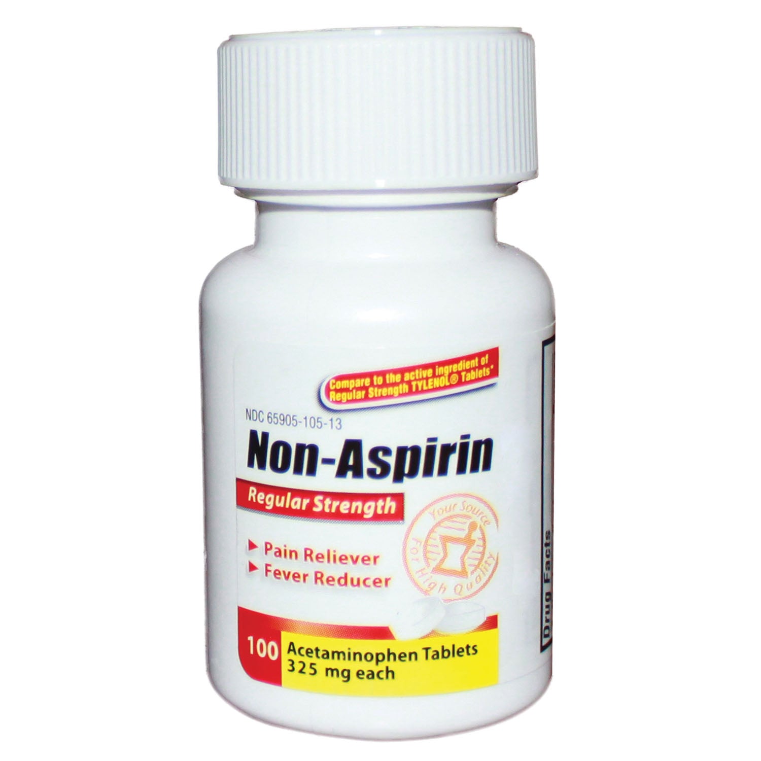 Acetaminophen Tablets, 325mg, 100/btl, 24 btl/cs, Compare to Tylenol ...